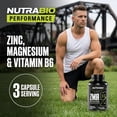 NutraBio ZMA Supplements for Men & Women- Zinc Magnesium Supplements to ...