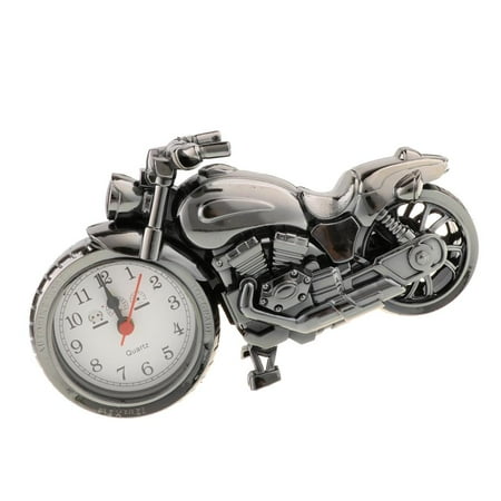Unique Motorcycle Clock Desk Shelf Clock Home Decoration for Motorbike ...
