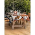 52x70 Inch Outdoor Tablecloth with Umbrella Hole Zipper Rectangle Chef ...