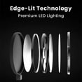 Lume Cube Edge Light 2.0 Bi-Color LED Desk Lamp with Electronic Base ...