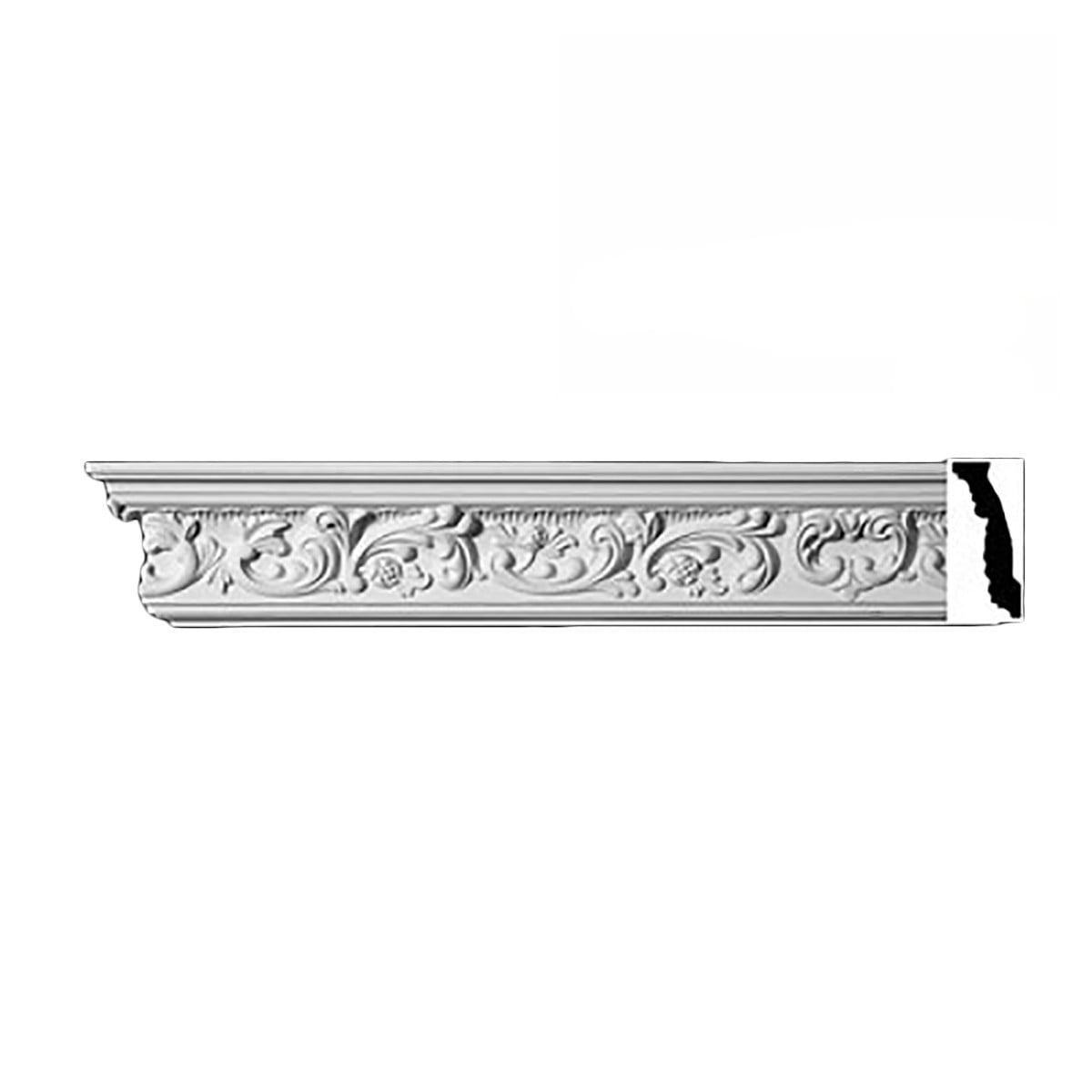 Cornice Crown Mouldings White Urethane Sample of 11362 23.5" L DIY ...