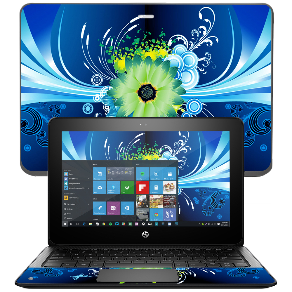 Skin Decal Wrap Compatible With HP ProBook x360 11" (2017) Sticker ...