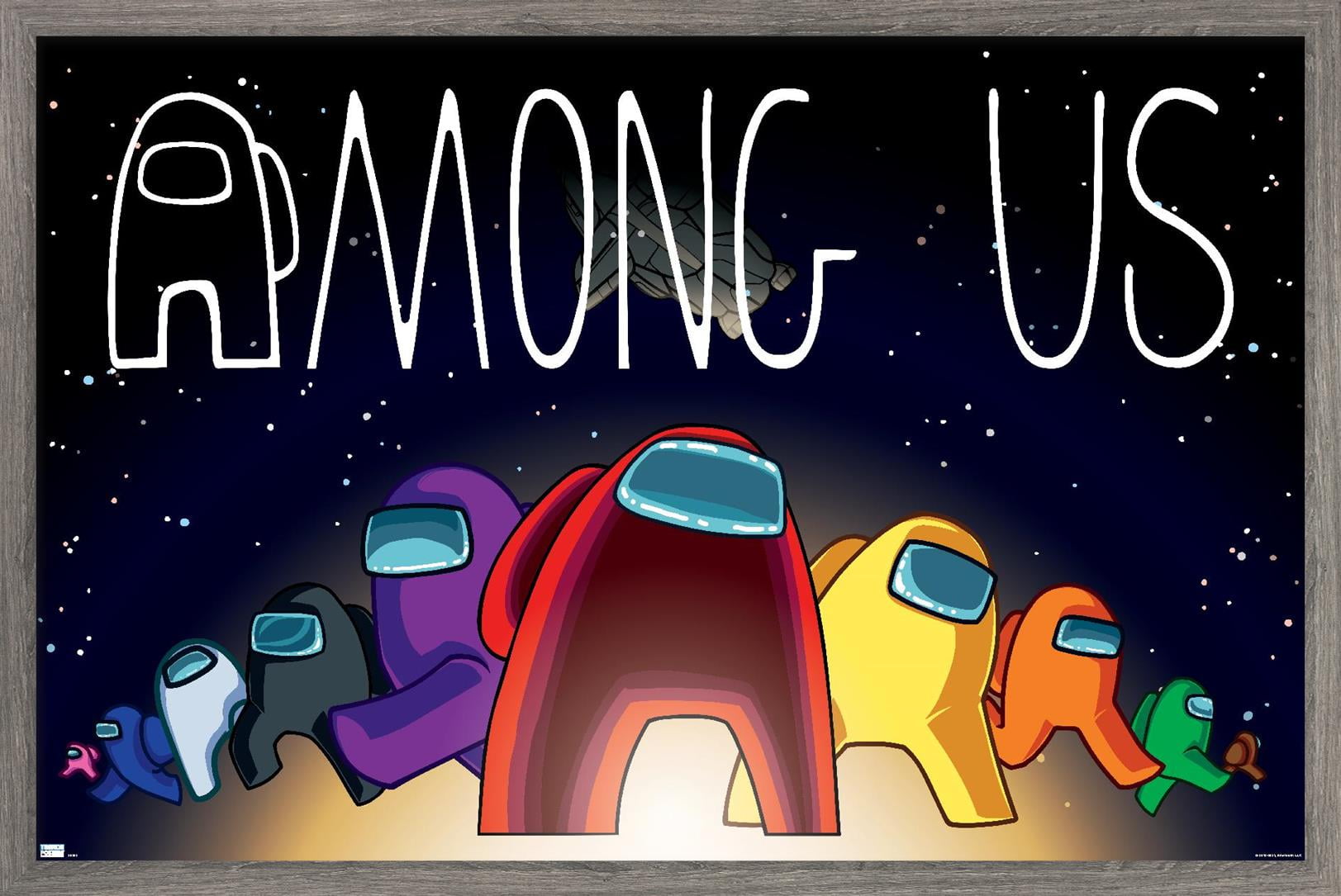 Among Us - Universe Wall Poster, 14.725" x 22.375", Framed - Walmart.com