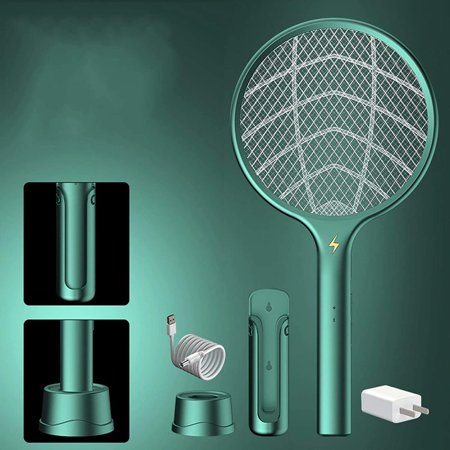 Electric Fly Swatter USB UV - Zapper Racket, Electric bee swatter, Fly ...