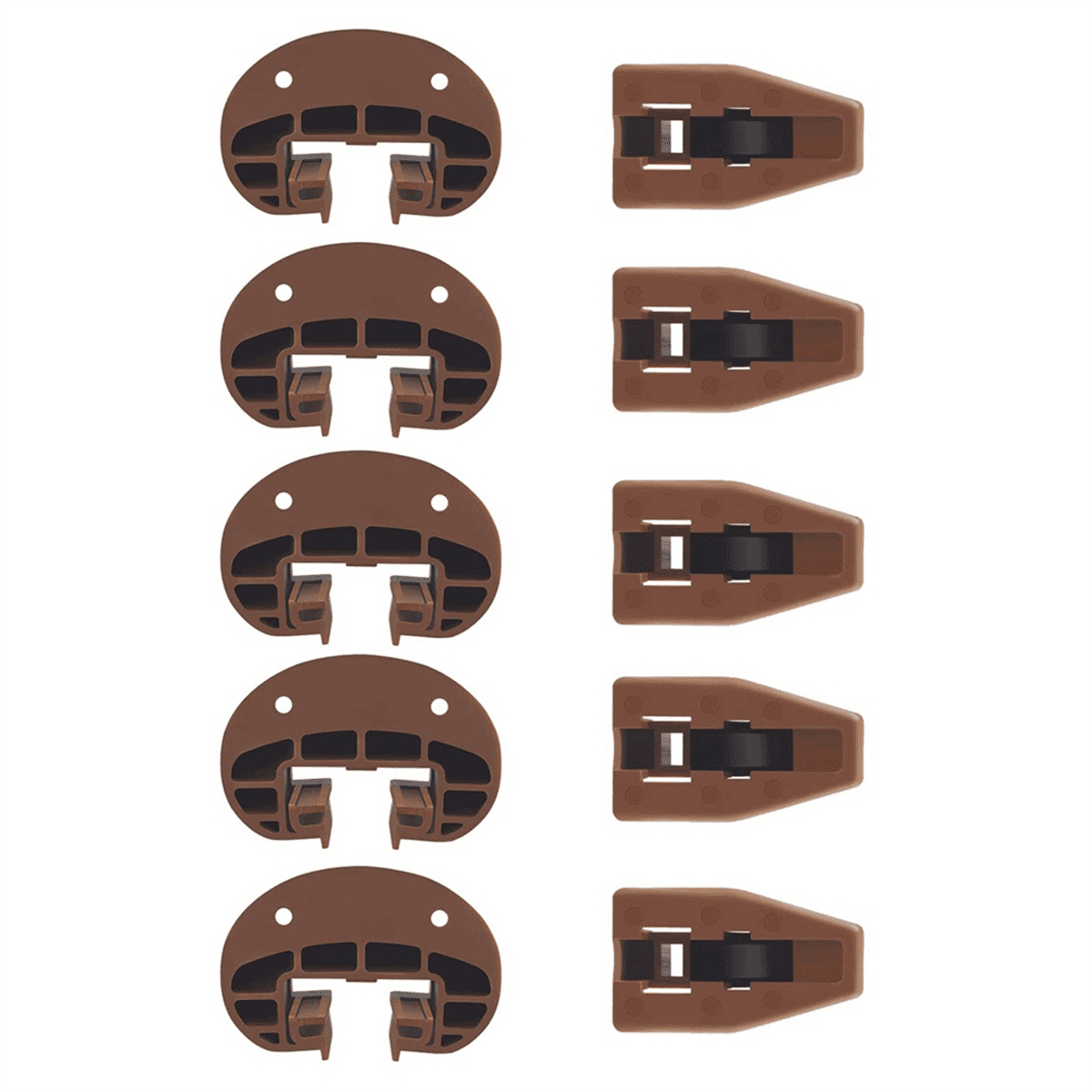 Click here for Unbranded Drawer Slides Guides Plastic 5pairs With... prices