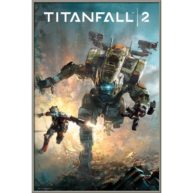 Titanfall 2 - Framed Gaming Poster / Print (Game Cover / Key Art) (Size ...