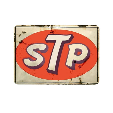 STP gas oil metal tin sign vintage style reproduction 12 x 8 inches ...