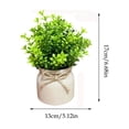 Anckoeil Artificial Flowers Potted Plant, Small Fake Greenery Bonsai in ...
