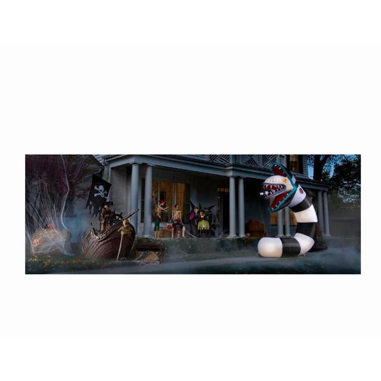 Spirit Halloween Prop Spirit Halloween Beetlejuice Sandworm Inflatable ...