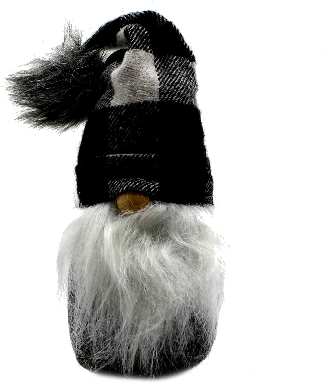 MeraVic - Black Buffalo Plaid Gnome - 10 inches - Fall and Winter ...