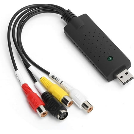 Jeepmog USB 2.0 Capture Card - AV/RCA Composite and S-Video Audio Video ...