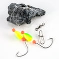 Dr.Fish 5 Pcs Pompano Rigs Surf Fishing Snell Floats Swivel Snaps ...