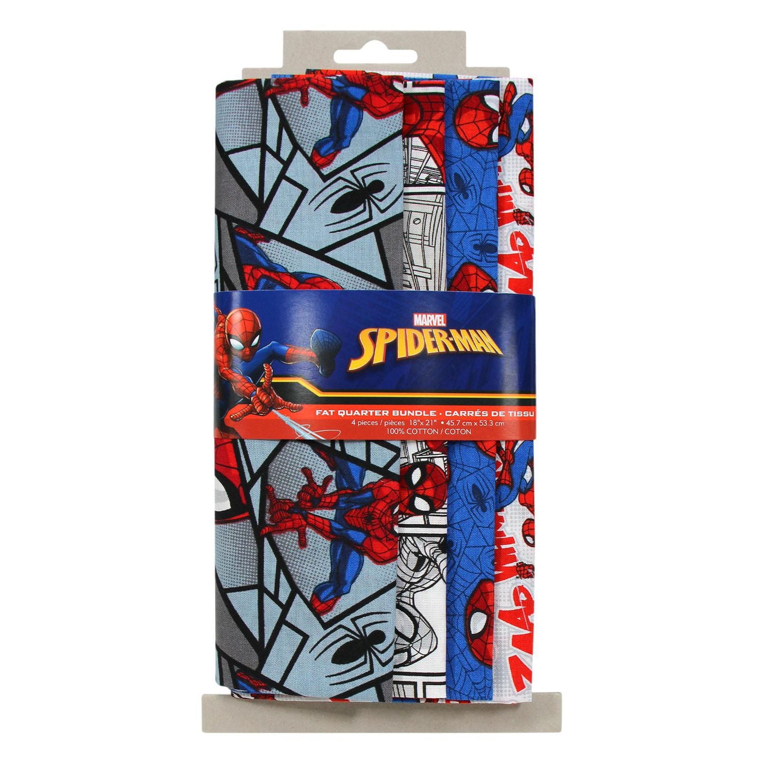 Click here for Fabric Creations Spiderman Fat Quarter Pre-Cut Fab... prices