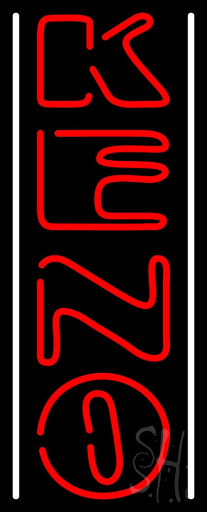 Double Sturke Keno LED Neon Sign 24 x 10 - inches, Black Square Cut ...