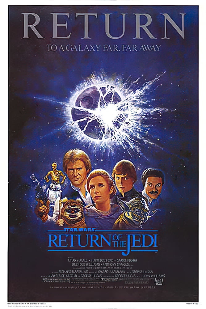 Star Wars: Episode VI Return Of The Jedi - Movie Poster (Re-Rel.) (27 ...