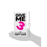 GIVE ME 3 - Hilarious Conversation Starter Party Game - Fast Paced Card ...