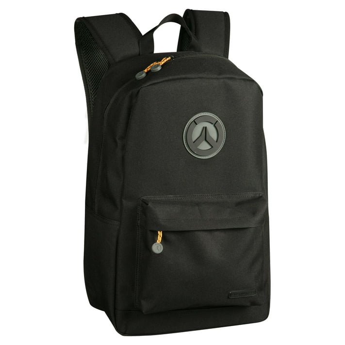 JINX Overwatch Logo Blackout Backpack (Black, 18") for Video Game Fans ...
