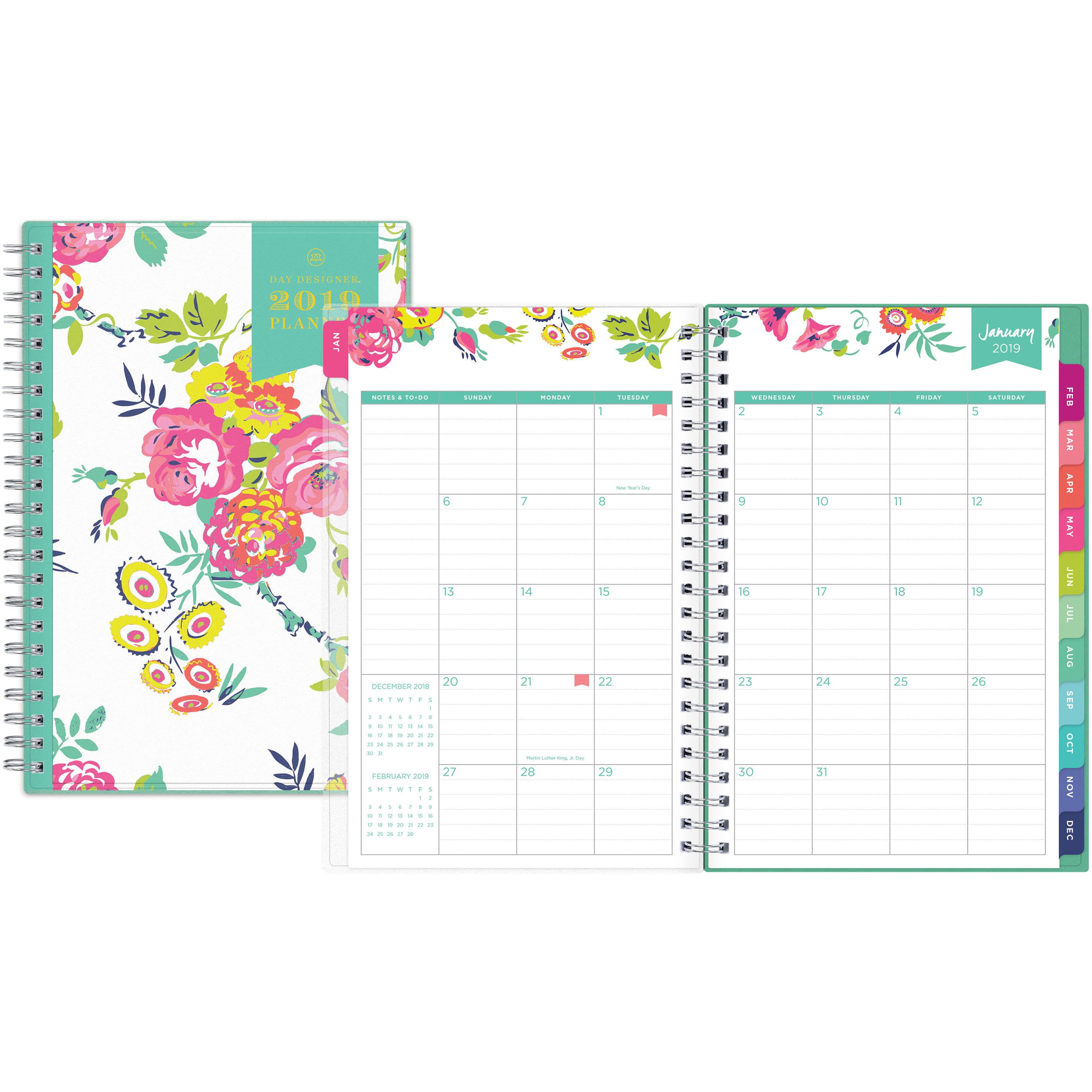 Day Designer For Blue Sky 2019 Weekly Monthly Planner Twin Wire Day Designer For Blue Sky 2019 Weekly Monthly Planner Twin Wire