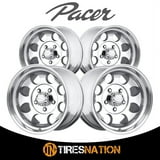 Pacer 164P LT Mod Custom Truck Rims, Polished 15X10 Wheel, 6X139.7 ...
