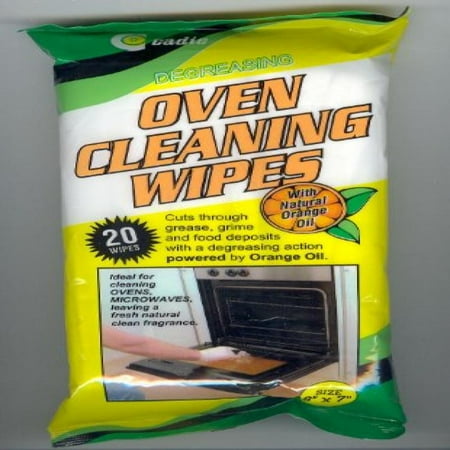 Cadie Degreasing Oven Cleaning Wipes 20 Wipes - Walmart.com