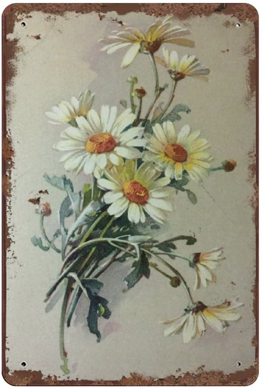 Metal Tin Sign Floral Succulent Bouquet Vintage Tin Poster Metal Sign ...