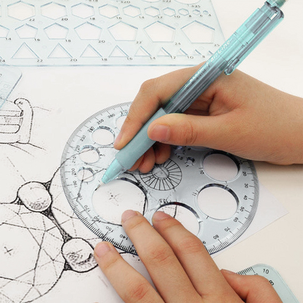 Transparent 360 Degree Protractor and Circle Maker Philippines | Ubuy