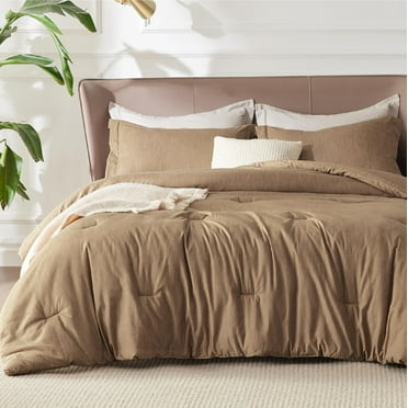 Juego de edredón Bedsure California King Dusty Rose, 3 piezas | Walmart ...
