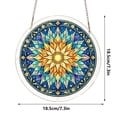 83 Piece Stained Glass Style Acrylic Puzzle Suncatcher, Exquisite ...