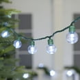 Indoor/Outdoor 100-Count LED Super Bright G30 Christmas Lights, Cool ...