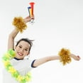 12 Pcs Dance Pom Poms High Performance Fancy Wrist Flower Cheer Squad ...