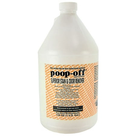 Poop-Off Superior Stain & Odor Remover (128 oz) - FREE Pet Urine ...