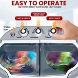 Pyle Pure Clean 110 Volt 2 in 1 Compact and Portable Washer and Dryer ...