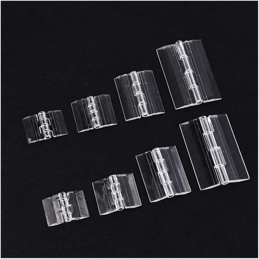 5pcs Clear Transparent Acrylic Plastic Hinge Box Piano Perspex Hinge ...