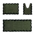 Bathroom Mat Set 3 Piece, Absorbent Bath Mat Non-Slip Bathroom Rug ...