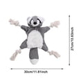 Forestwhale 11.8" Interactive Squeaky Dog Chew Toy Animal Plush Toy ...