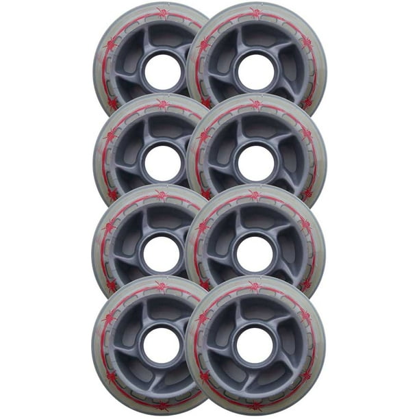 BARBED WIRE 80mm 80a Rollerblade INLINE Wheels 8-Pack - Walmart.com ...