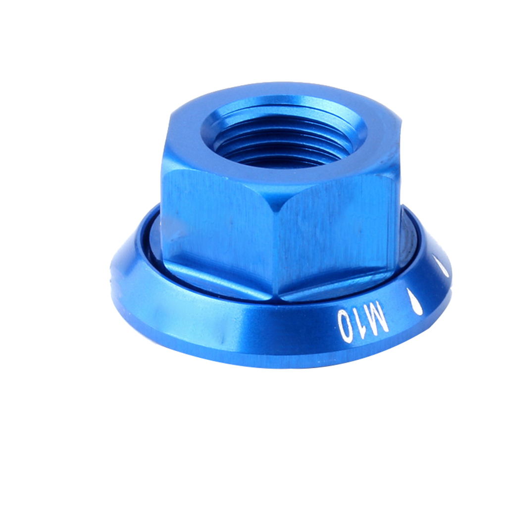 Bicycle Wheel Security Aluminum Alloy Flower Drum Shape Nuts Bike ...