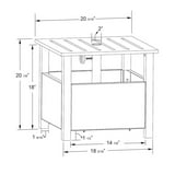 California Umbrella Sunmaster Patio Side Table Umbrella Base, Multiple ...