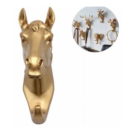 Hongchun Coat rack and coat rack Towel rack Wall hook Key Golden Horse ...