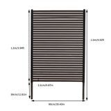Brown Privacy Screen Fence Panelsfor Outdoor Garden Backyard Patio ...