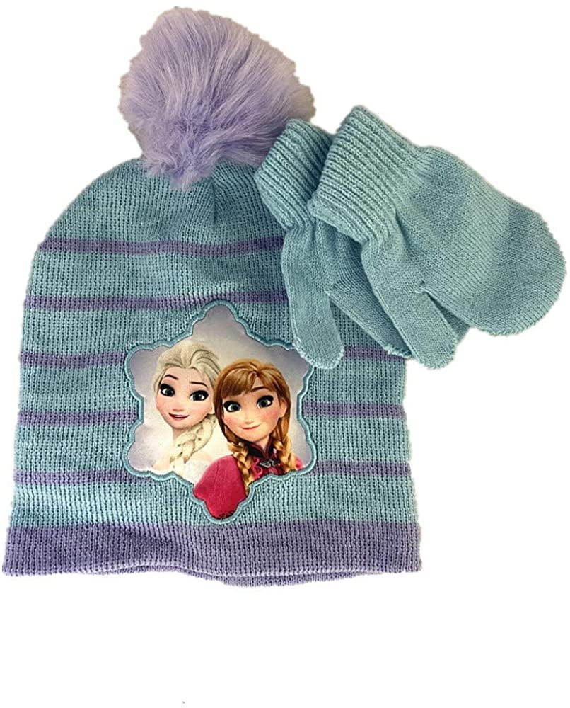 Disney Frozen Hat Beanie and Gloves Set, Anna and Elsa - Walmart.com
