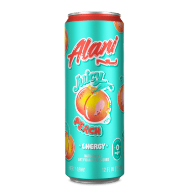 Alani Nu Energy Drink - Fast & Strong Juicy Peach - Zero Sugar, 200mg ...