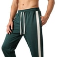 AGKIZG Solid Color Men's Casual Pants All Match Loose Straight Leg ...