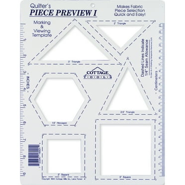 Perfect Patchwork Template Set D, Bonus Complement Set, Package of Eight - Walmart.com