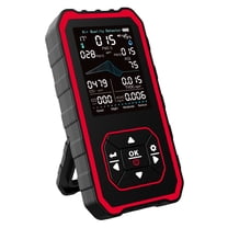 10-in-1 Portable Indoor Air Quality Monitor with Stand - Real-Time AQI ...