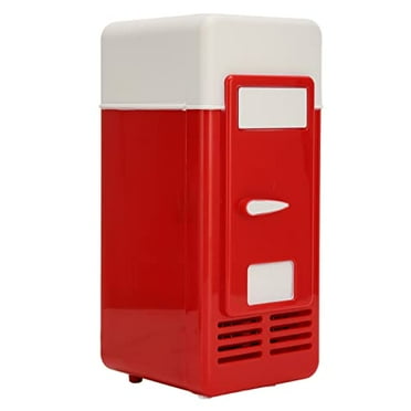 OVENTE Mini Fridge, 4L Capacity Fits 6 Can Beverages, Portable Personal ...