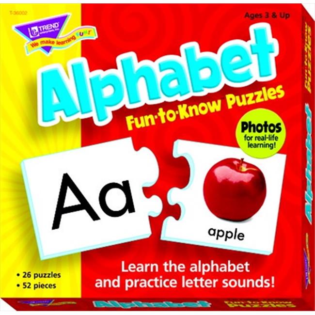 TREND enterprises 090550 Alphabet Puzzle Set - Walmart.com