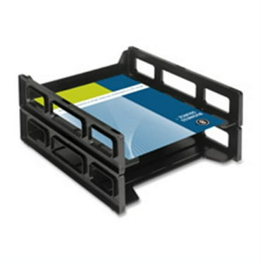 Officemate Side Load Letter Tray, Black, 6 Pack (21062) - Walmart.com