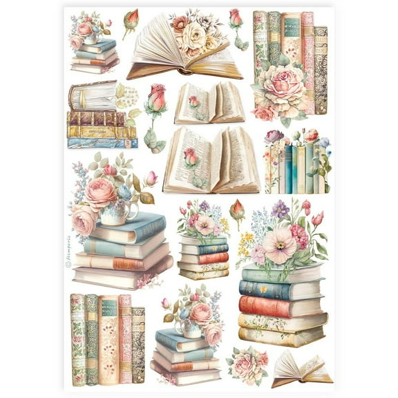 Stamperia Rice Paper Sheet A4-Mannequin W/Flowers - Walmart.com