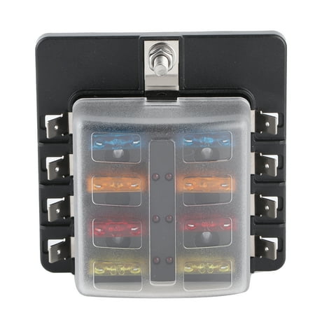 Fuse Holder, PBT Environmental Protection Material 8-Way Terminal 1 In ...